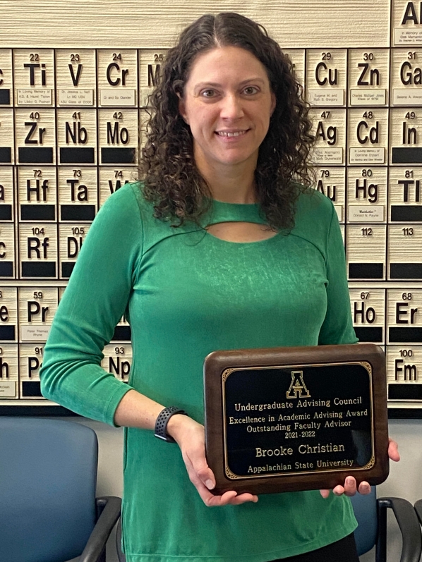 Dr. Brooke Christian receives the Excellence in Academic Advising ... Dr. Brooke Christian receives the Excellence in Academic Advising ...